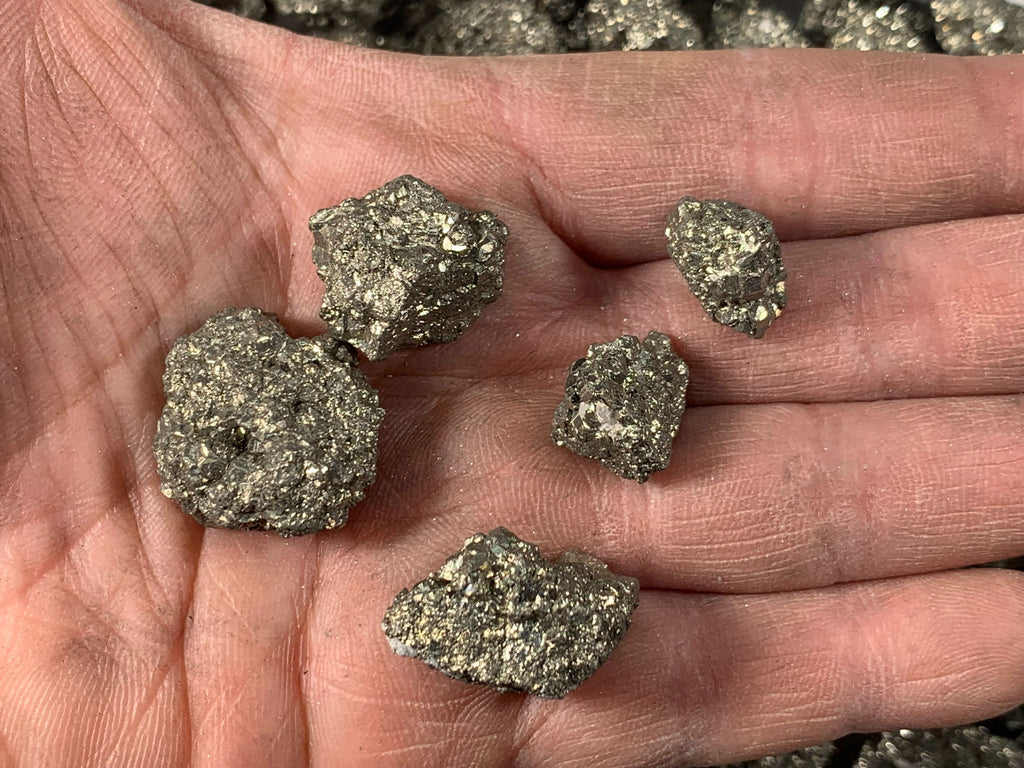 Pyrite Fools Gold Rough - Extra Small - 0.5 to 0.75 Inch – Fantasia Mining