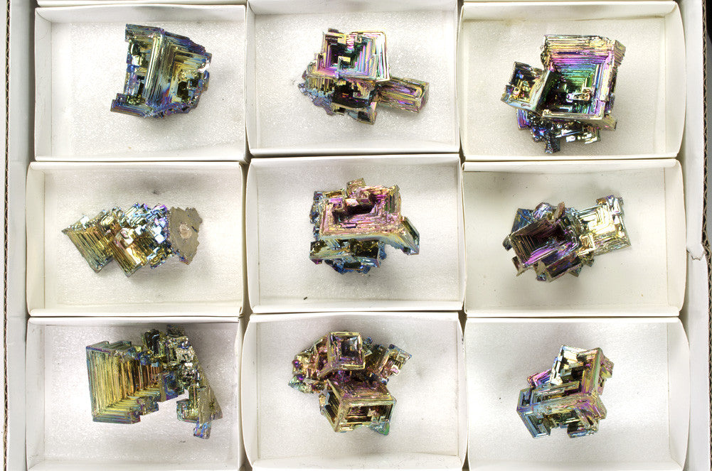 Giant Bismuth Crystals - Avg 1.5" - 2.5" - Raw Bismuth Stone Specimens ...