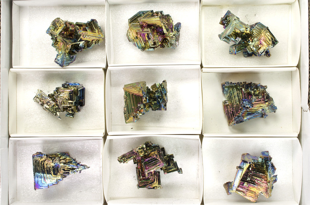 Giant Bismuth Crystals - Avg 1.5" - 2.5" - Raw Bismuth Stone Specimens ...