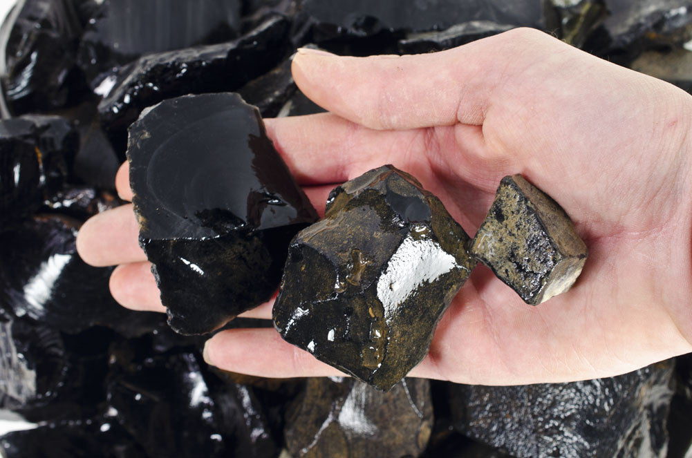 Assorted Obsidian Mine Run Rough – Fantasia Mining